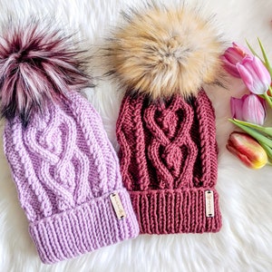 PATTERN - the Bloomingdale Beanie - DIGITAL DOWNLOAD, Knitted Beanie ...