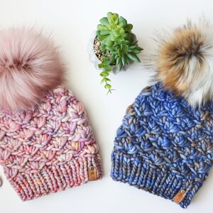 PATTERN - the Scallop Shell Beanie - DIGITAL DOWNLOAD, Knitted Beanie ...