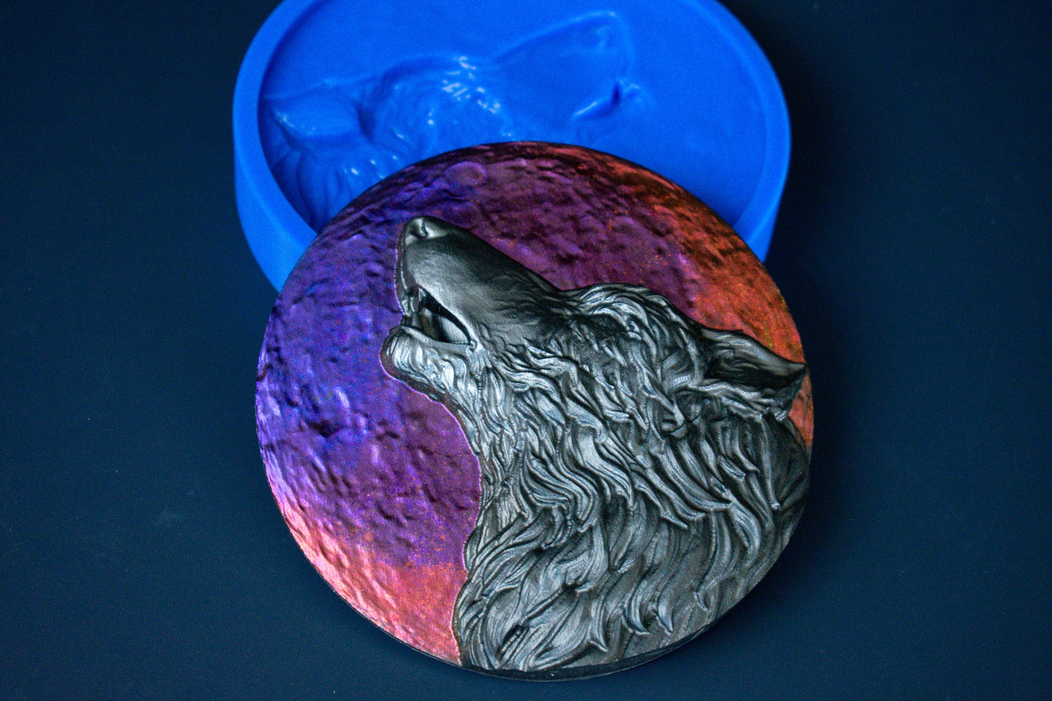 Wolf Moon 3D Silicone Mold Shiny Mould for Resin and Concrete | Etsy
