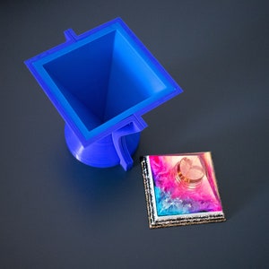Pyramid Silicone Mold Shiny Mould for Resin and Concrete Crafting ...