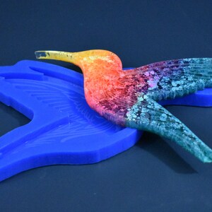 Hummingbird Silicone Mold Shiny Mould for Resin and Concrete Crafting ...