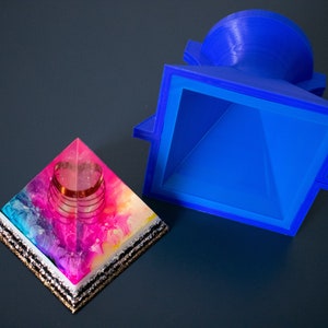 Pyramid Silicone Mold Shiny Mould for Resin and Concrete Crafting ...