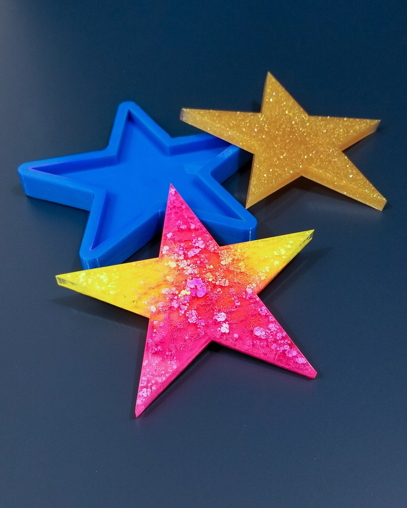 Star Silicone Mold Shiny Mould for Resin and Concrete Crafting - Etsy