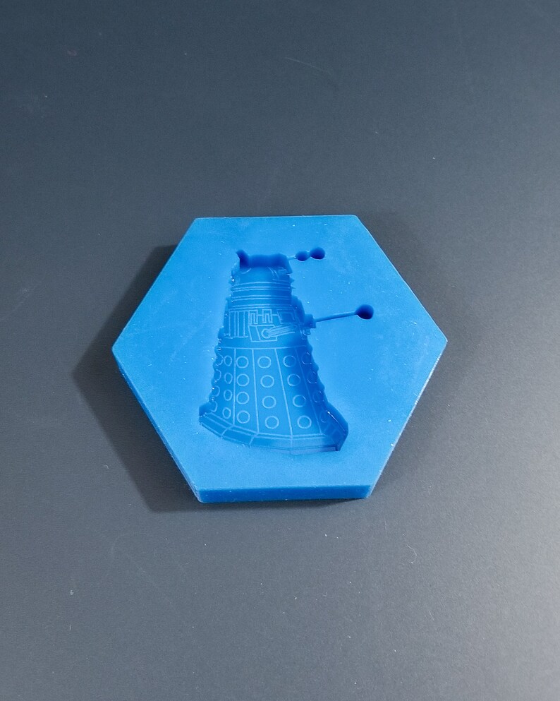 Mini Dalek Silicone Mold Shiny Mould for Resin and Pendants - Etsy