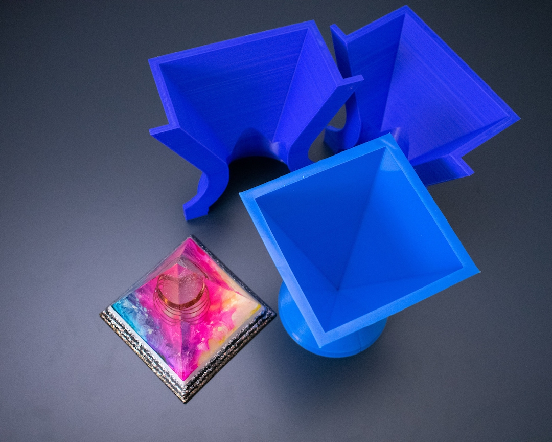 Pyramid Silicone Mold Shiny Mould for Resin and Concrete Crafting ...