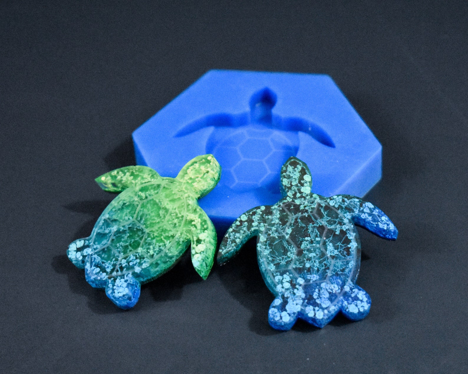 Mini Turtle Silicone Mold Shiny Mould for Resin and Pendants - Etsy