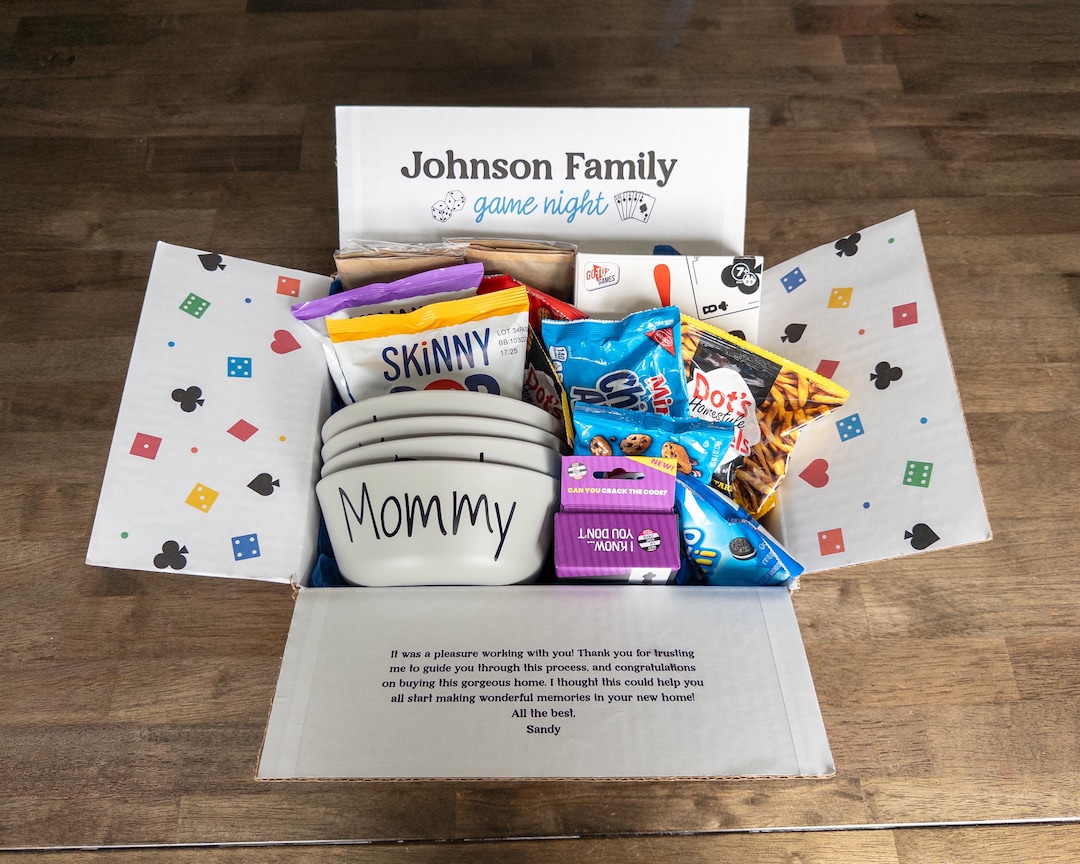 Family Game Night Gift Box - Etsy