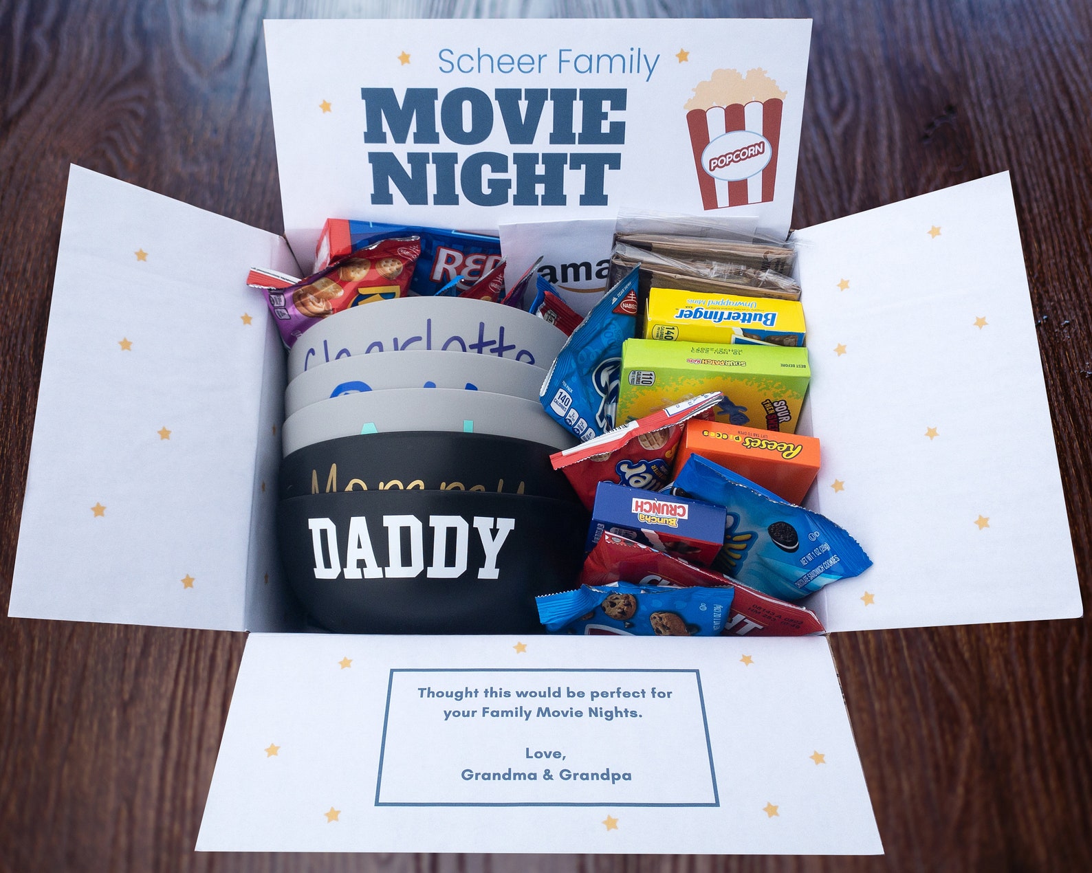 Family Movie Night Gift Box - Etsy