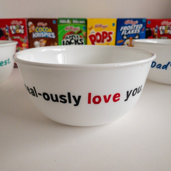 Personalized Cereal Bowl for Dads - Etsy