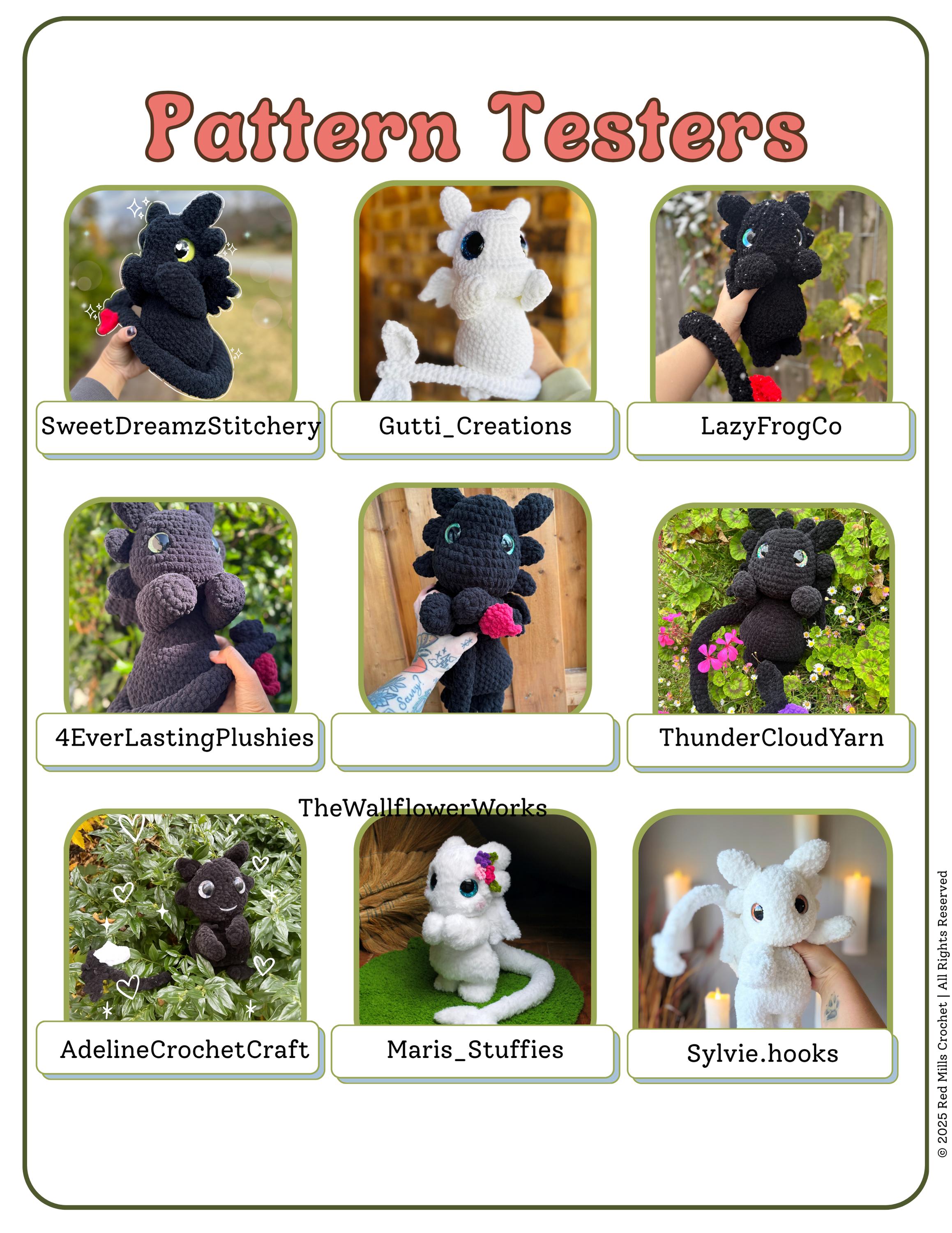 Barry the Bashful Dragon Crochet Pattern REDMILLSCROCHET OFFICIAL - Etsy