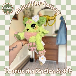 Taurus the Zodiac Spirit Digital PDF Crochet Pattern - Etsy