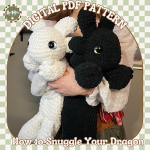 How to Snuggle Your Dragon Crochet Pattern - Etsy