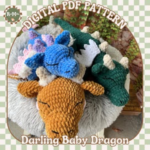 Darling Baby Dragon Crochet Pattern - Etsy