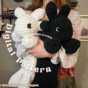 How to Snuggle Your Dragon Crochet Pattern - Etsy