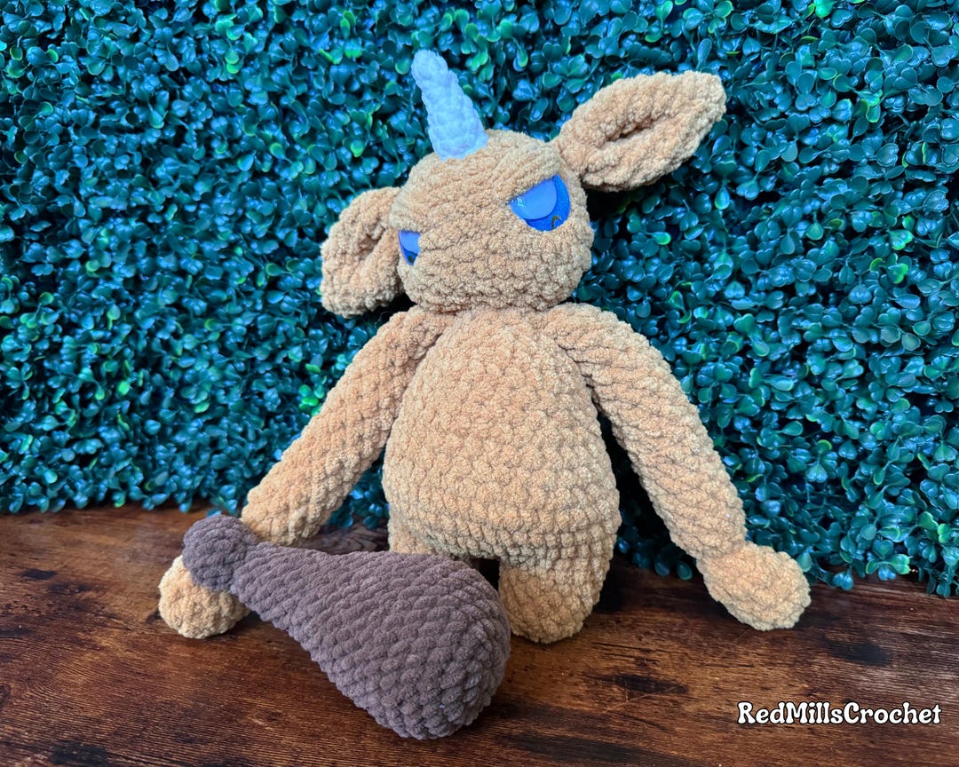 Grumpy Troll Crochet Plushie - Etsy