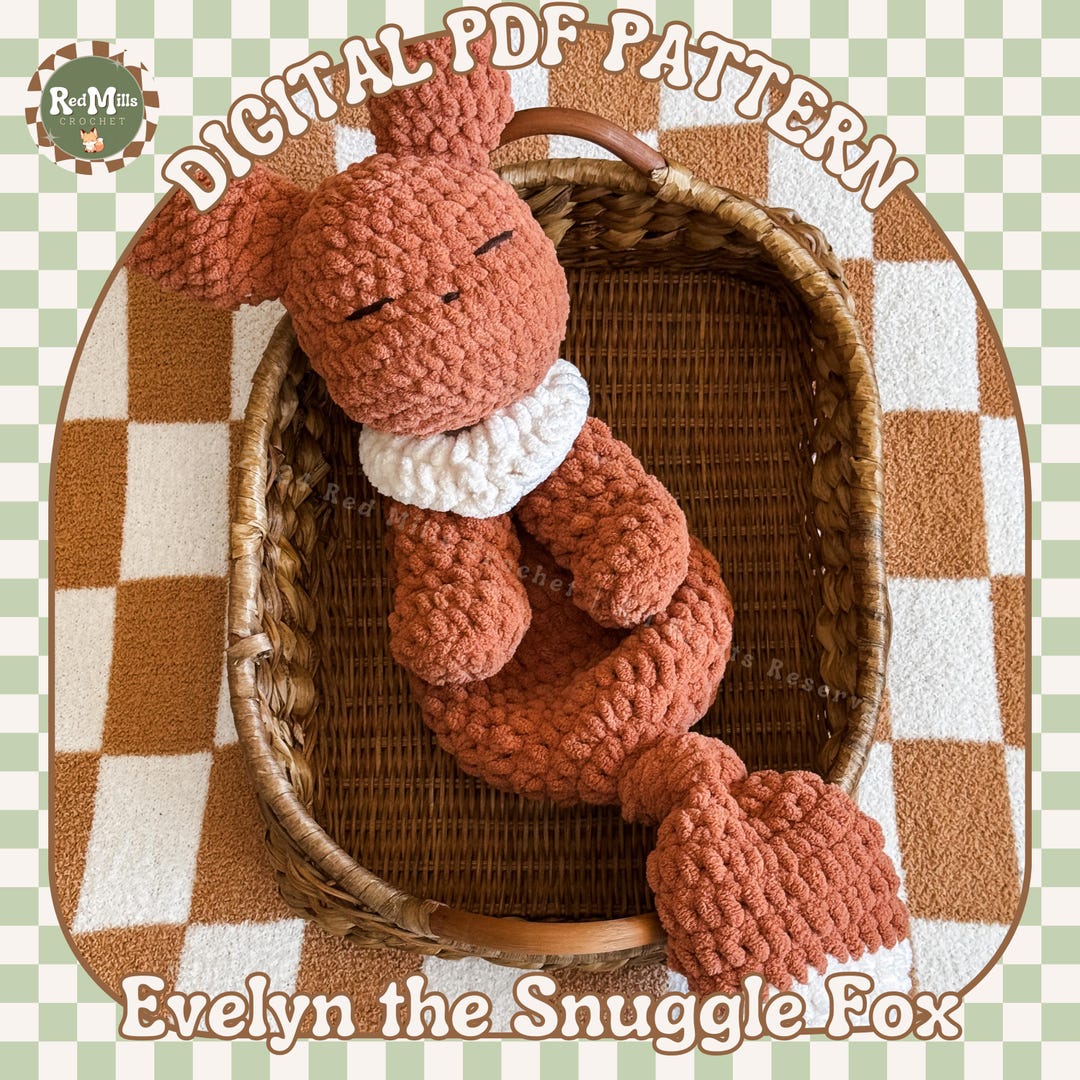 Evelyn the Snuggle Fox Digital Pattern - Etsy