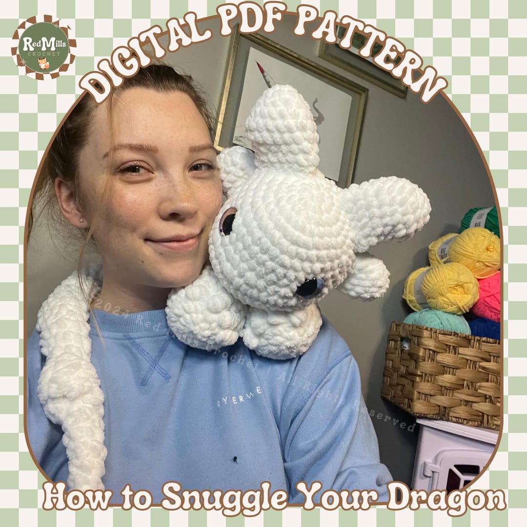 How to Snuggle Your Dragon Crochet Pattern - Etsy