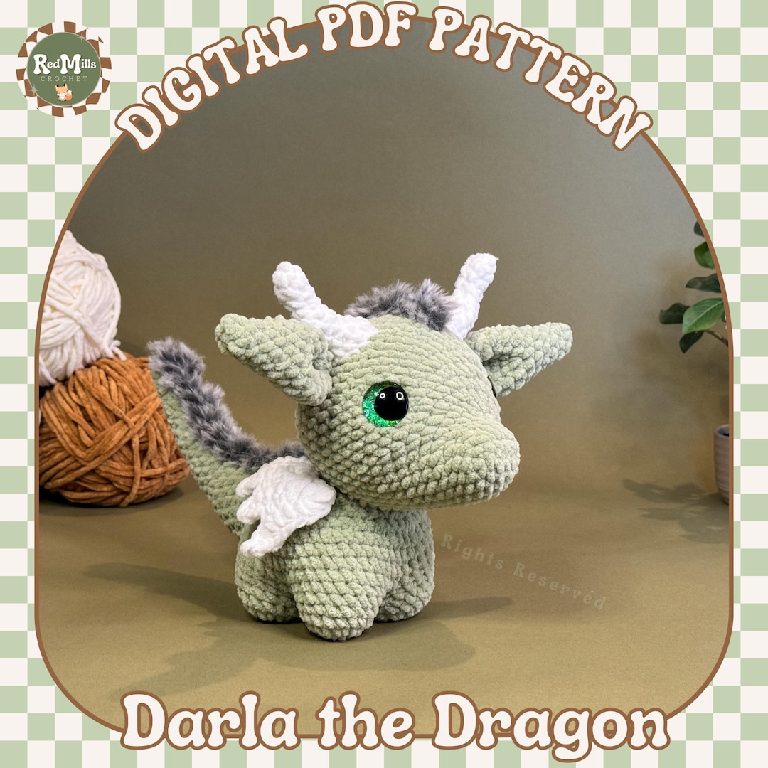 Darla the Baby Dragon OFFICIAL Pattern - Etsy
