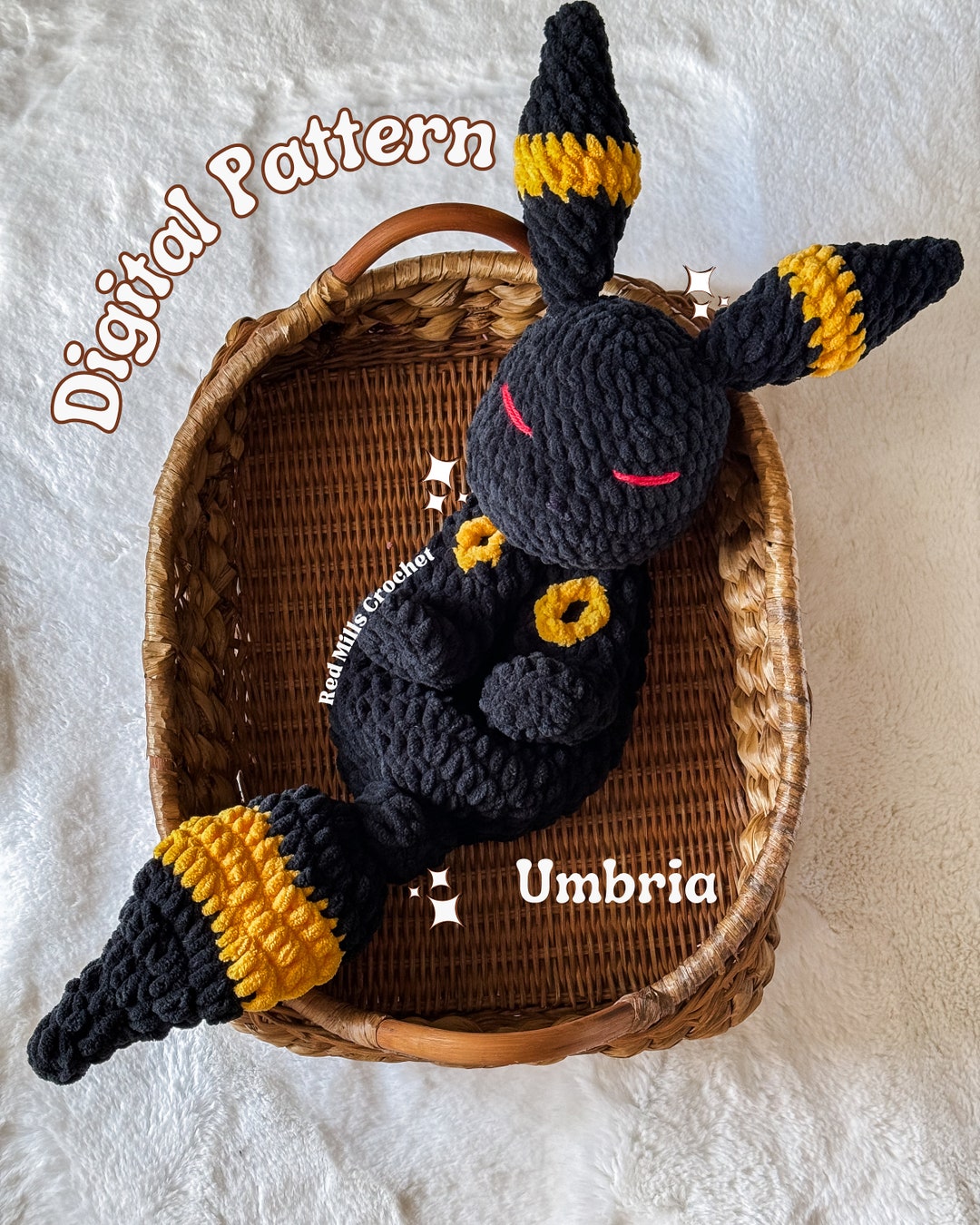Umbria the Dark Fox Snuggler Digital Pattern - Etsy