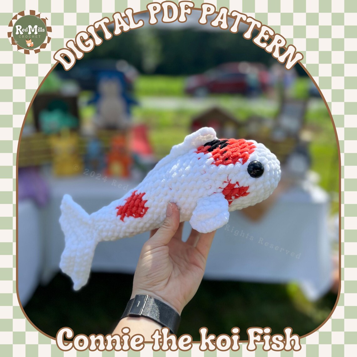 Connie the Koi Fish Crochet Pattern - Etsy