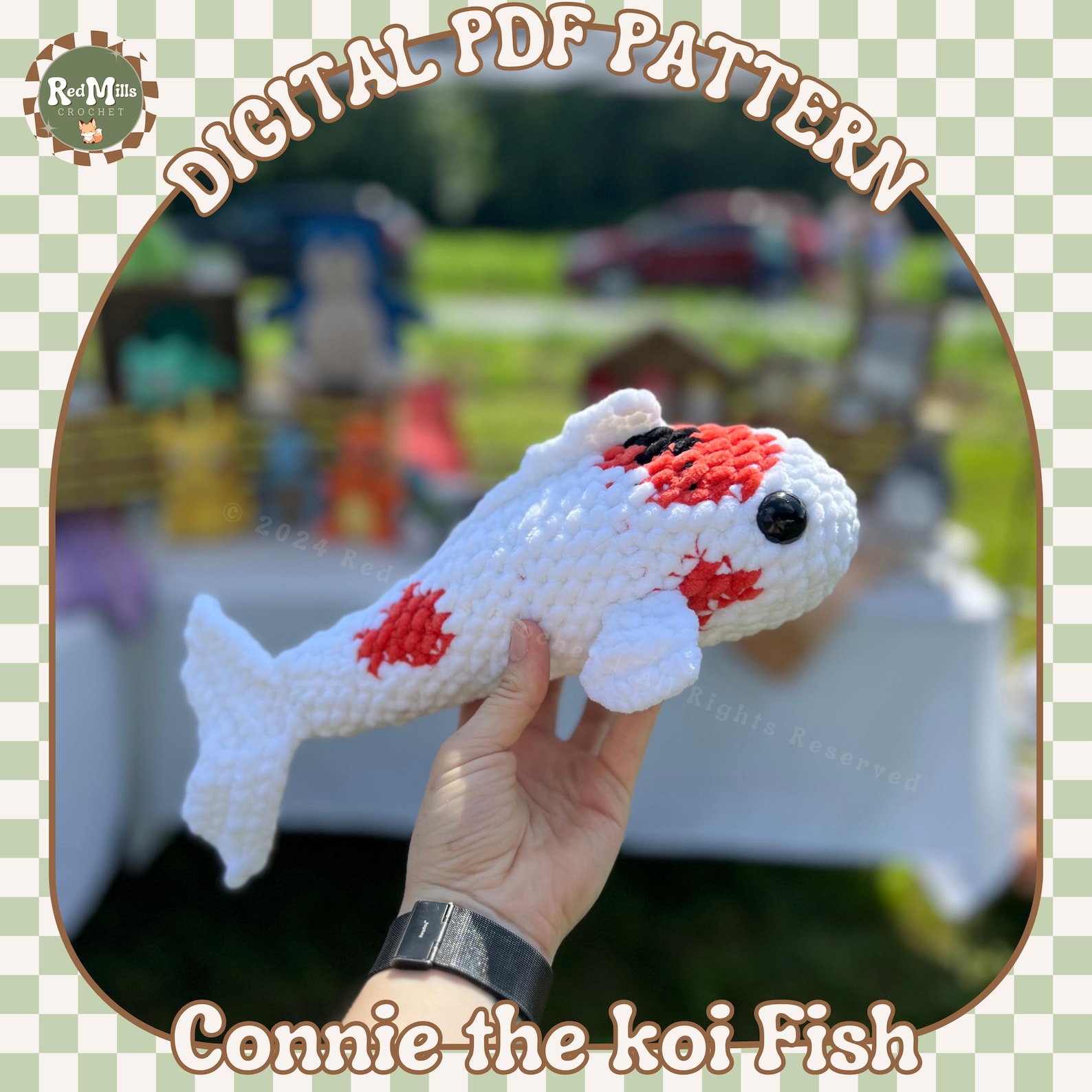 Connie the Koi Fish Crochet Pattern - Etsy