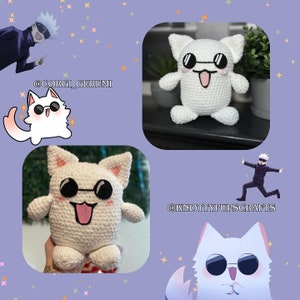 Gojo Cat Crochet Pattern - Etsy