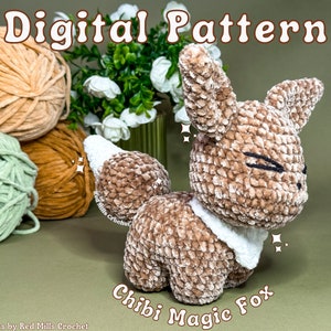 Magic Fox Chibilution Digital Pattern - Etsy