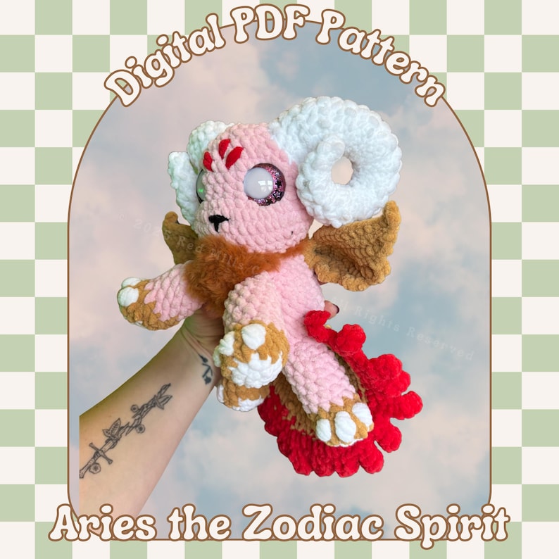 Aries the Zodiac Spirit Digital PDF Crochet Pattern - Etsy