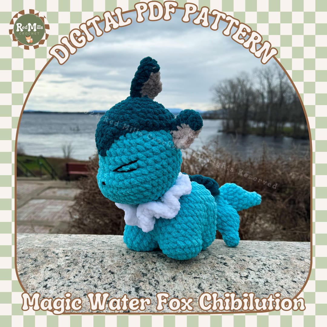 Magic Water Fox Chibilution Digital Pattern - Etsy
