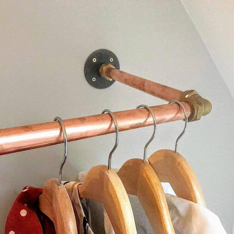 Copper Clothing Rack - Etsy