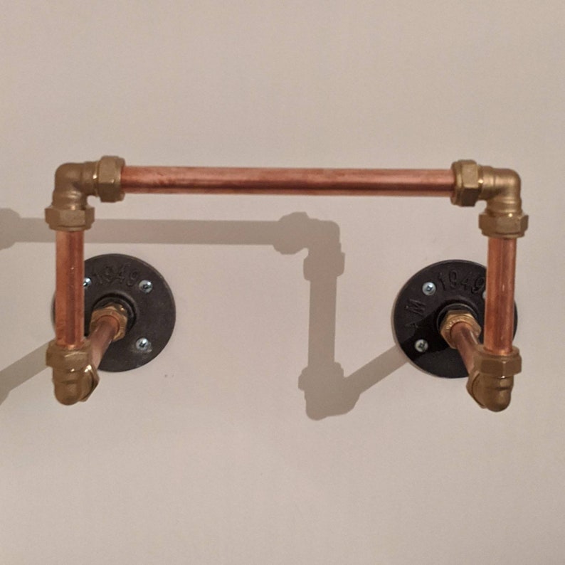 Copper Pipe and Brass Handmade Wall Mounted Vinyl Record - Etsy