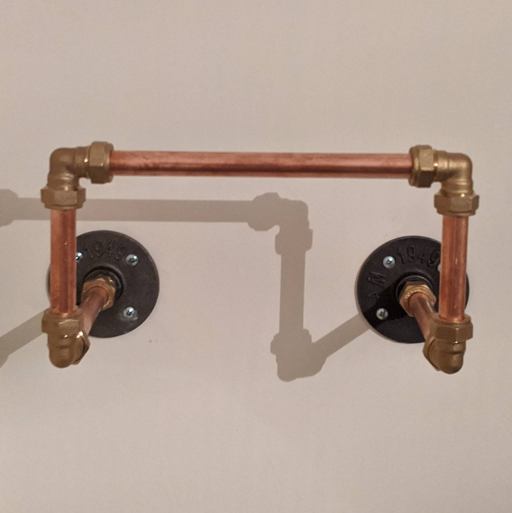 Handcrafted Copper and Brass Vinyl Record Storage Shelf Wall Mounted - Etsy