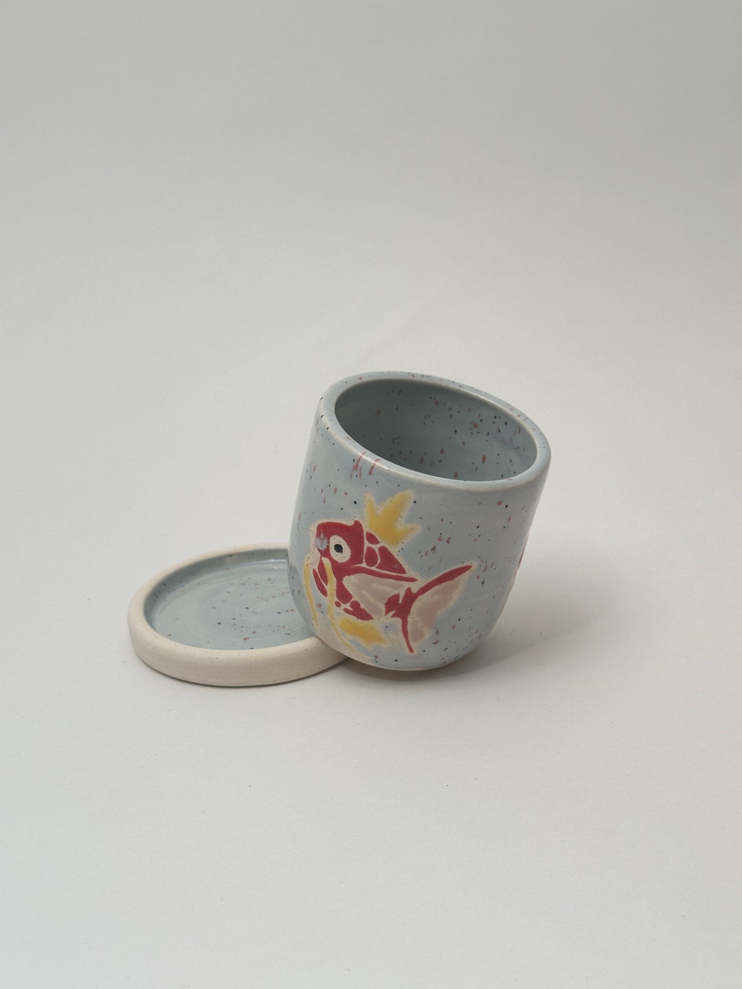 Mini Speckled Blue Magikarp Planter - Etsy