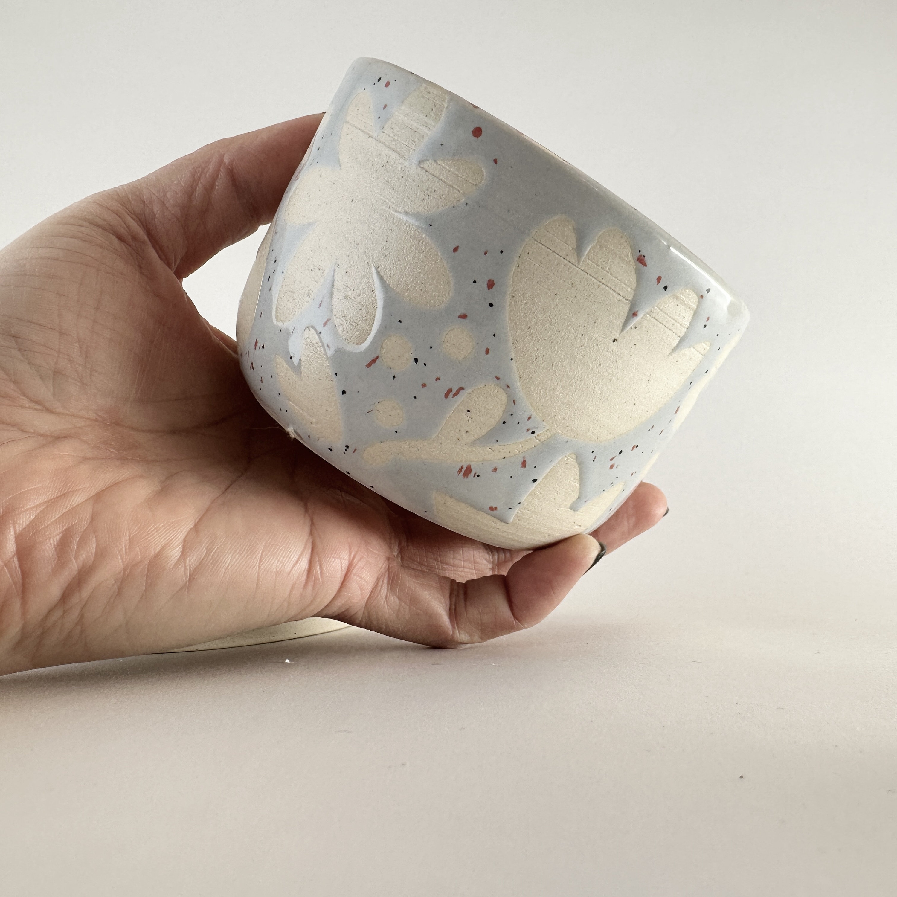 Medium Dusty Blue Petal Planter - Etsy