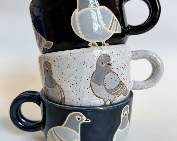 Pigeon Mugs - Etsy