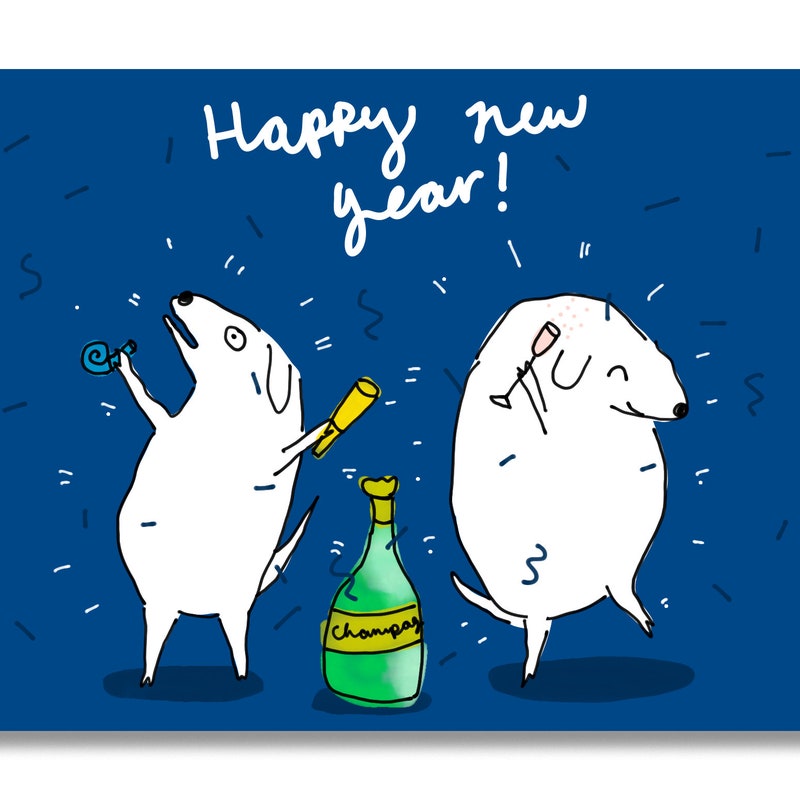 Funny New Years Card - Etsy
