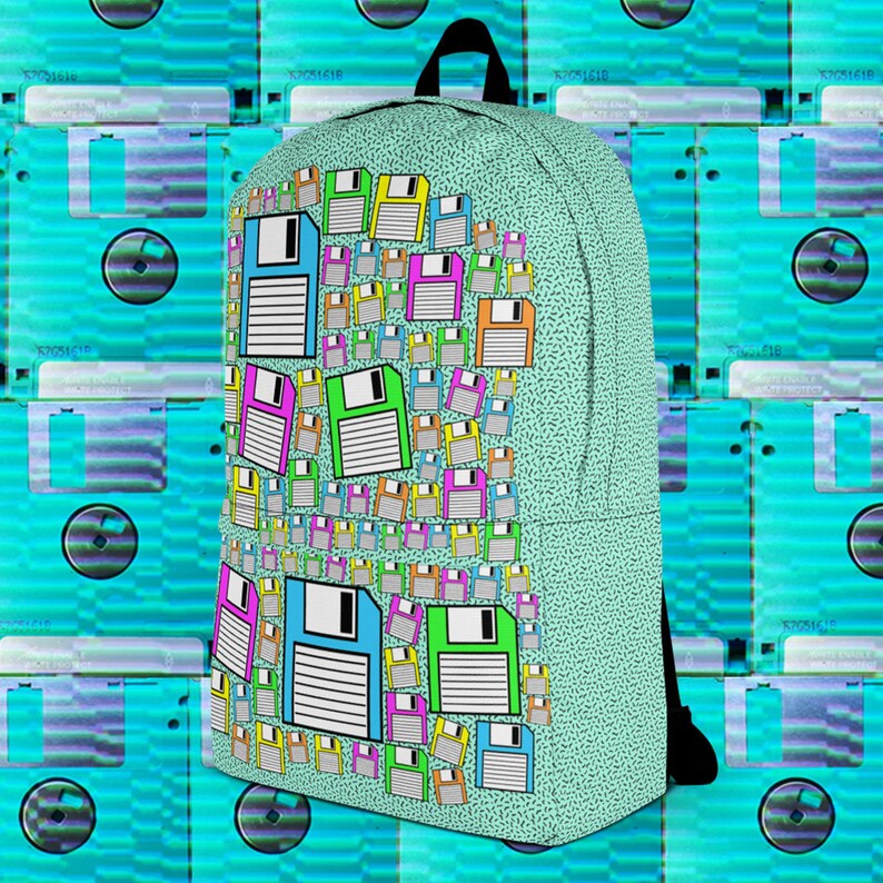Floppy Disk Backpack the High Score - Etsy