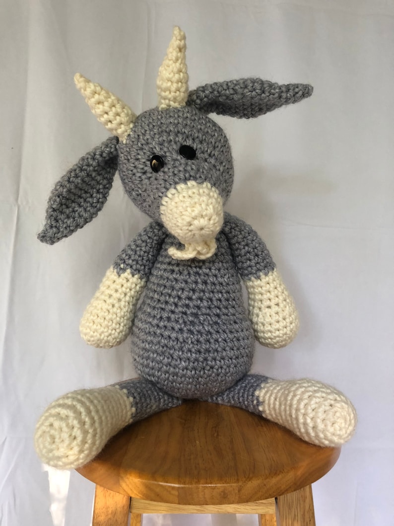 Plush, Crochet, Stuffed Animal, Billy Goat - Etsy