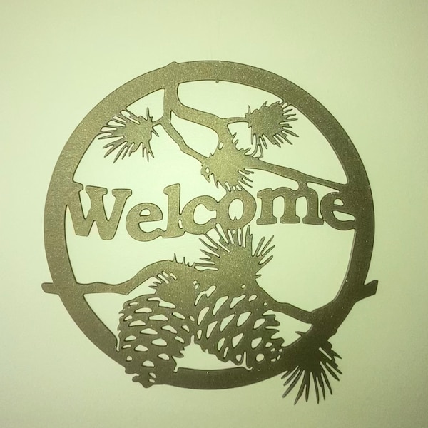 Plasma Cut Welcome Signs - Etsy