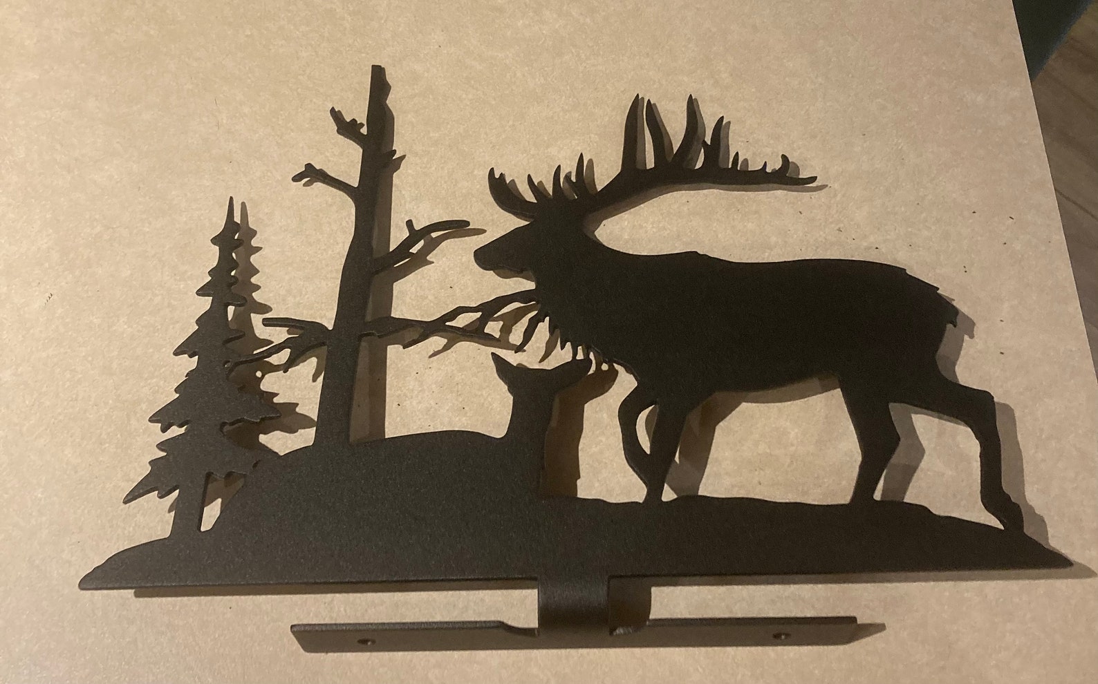 Elk in the Mountains Mail Box Topper/ Mail Box Décor/elk Mail - Etsy