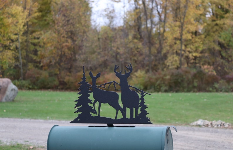 Elk in the Mountains Mail Box Topper/ Mail Box Décor/elk Mail - Etsy