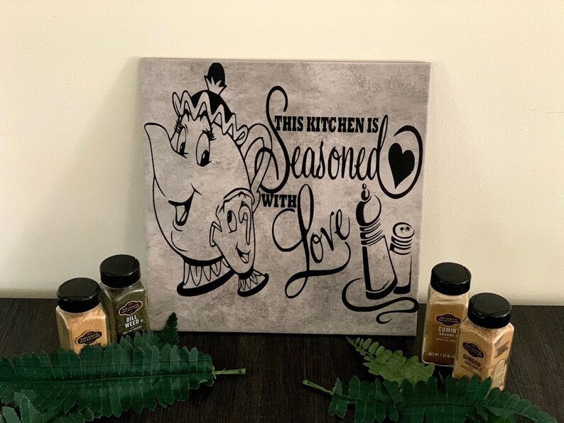 DISNEY Homemade Decorative Tile for Coffee Bar and Kitchen - Etsy
