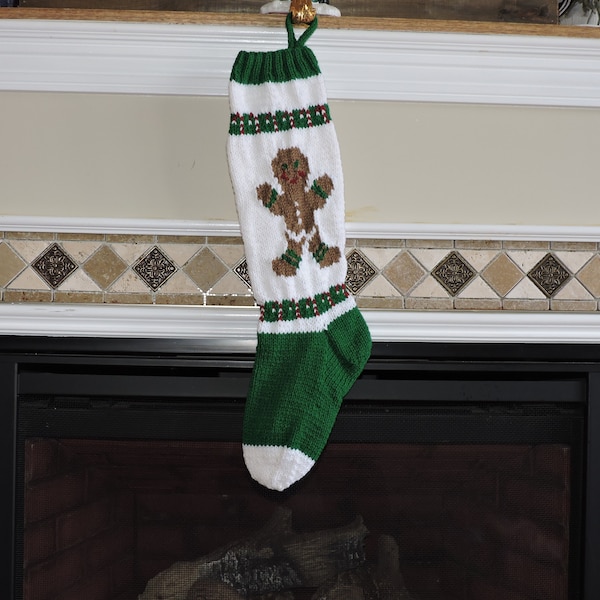 Gingerbread Stocking - Etsy