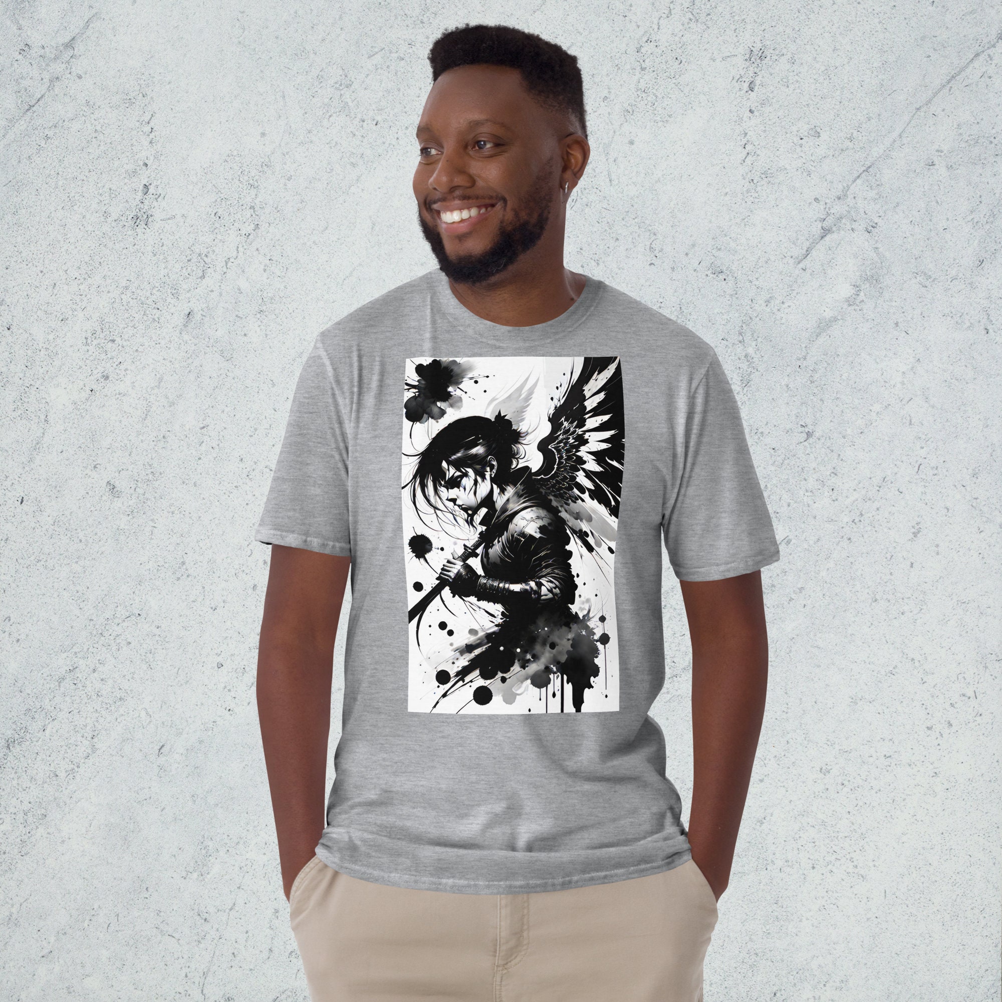 Arch Angel Battling Good Vs Evil T-shirt - Etsy