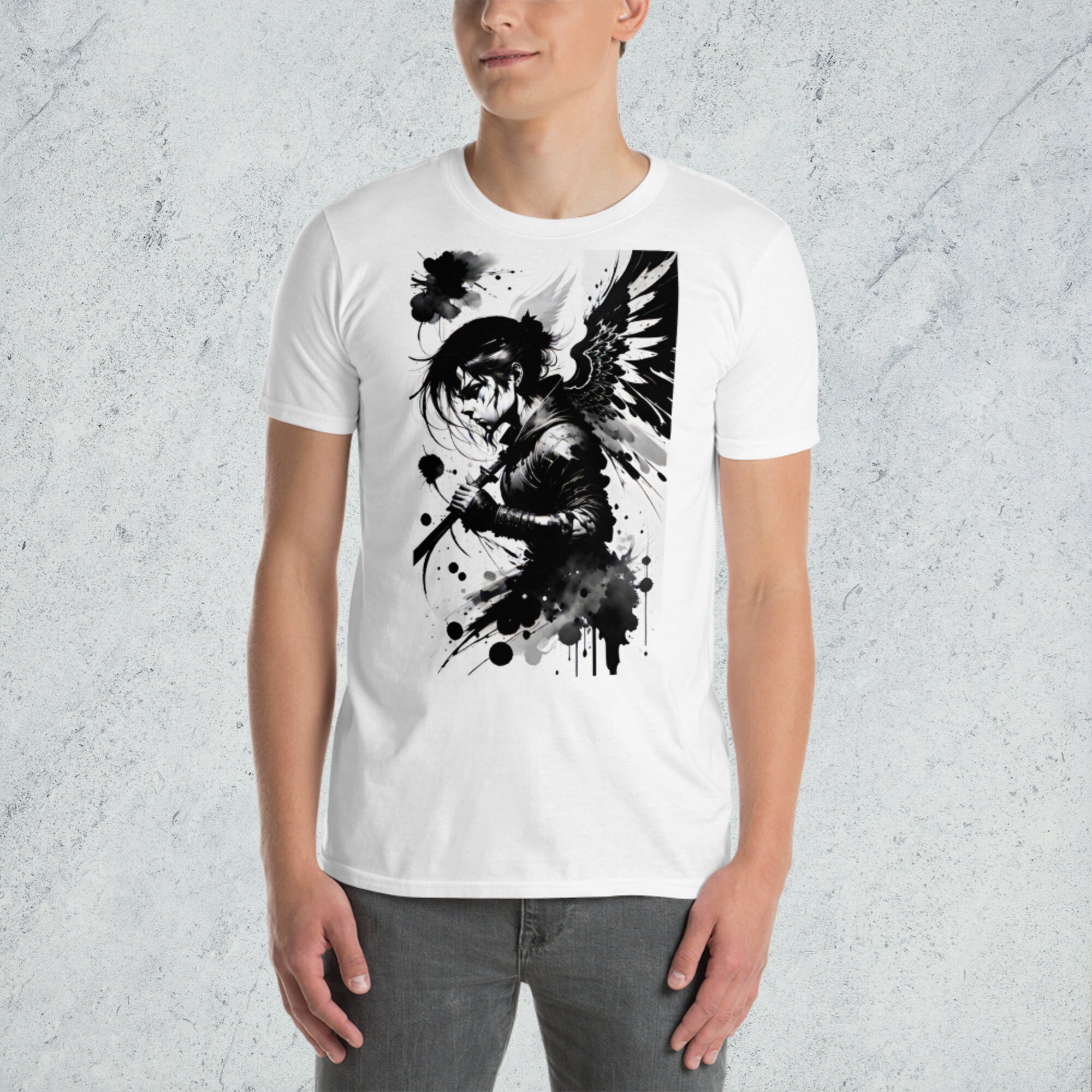 Arch Angel Battling Good Vs Evil T-shirt - Etsy