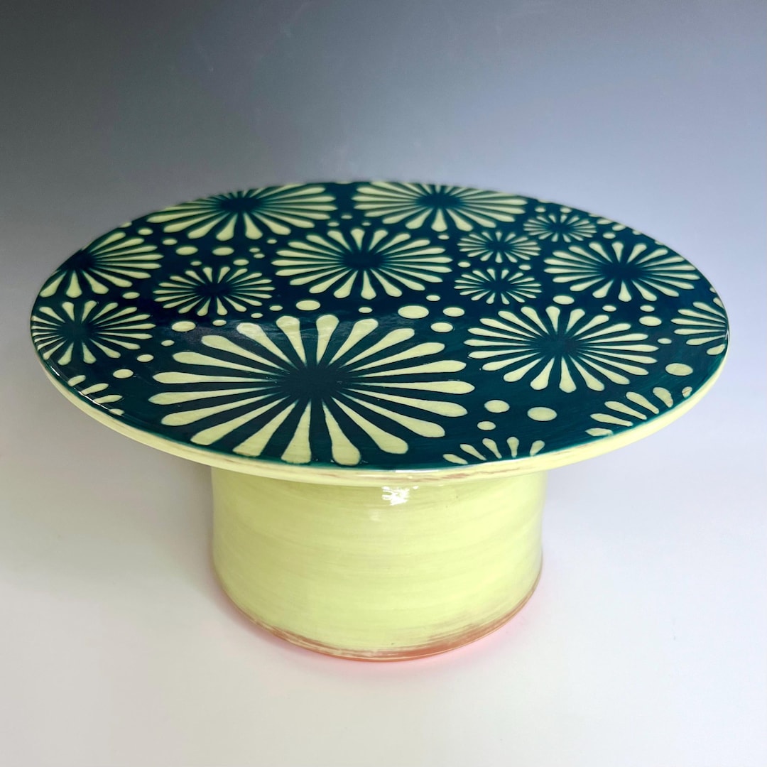 Handmade Ceramic Cake Stand - Etsy