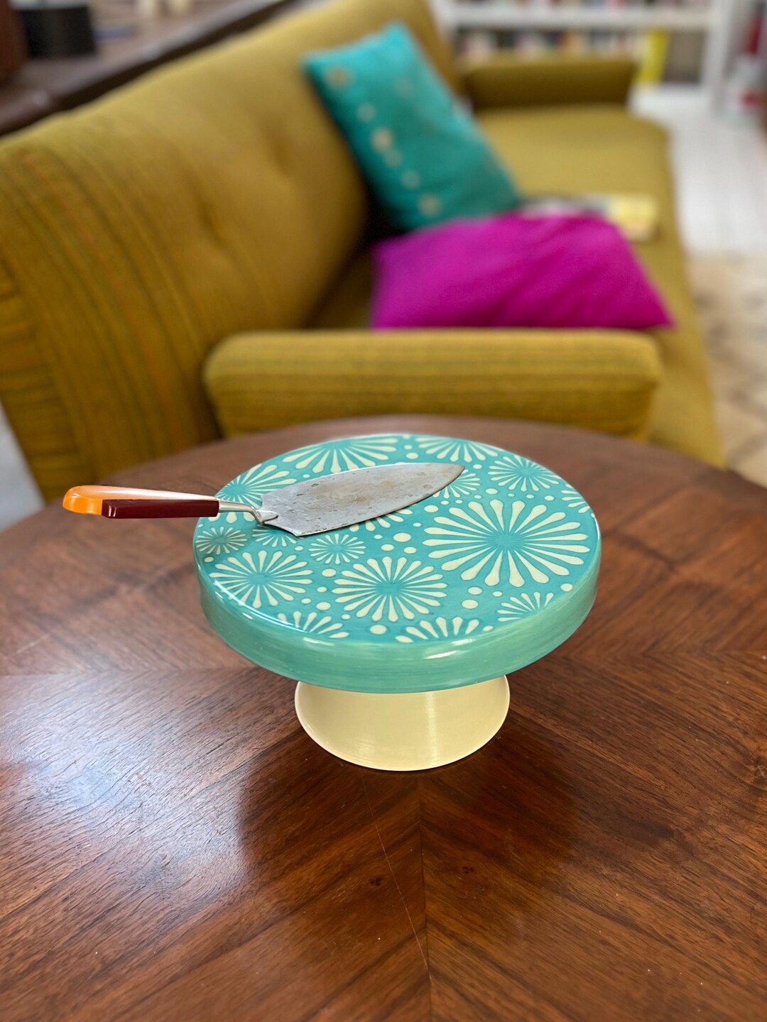 Handmade Ceramic Cake Stand - Etsy