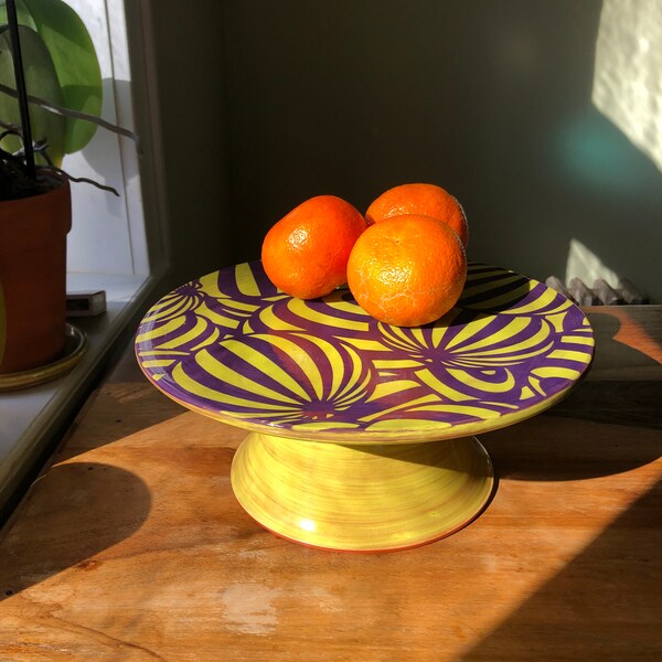 Pottery Cake Stand - Etsy