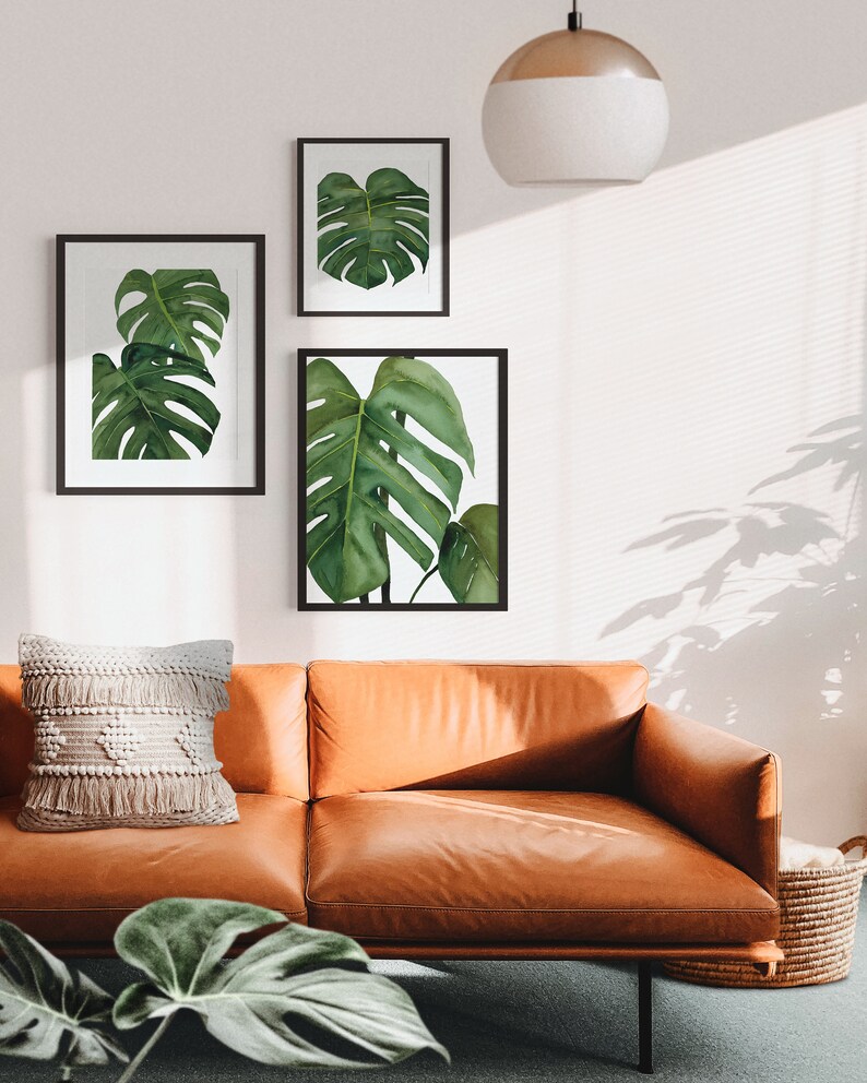 Watercolor Monstera Painting ( Original Art Work) - Etsy