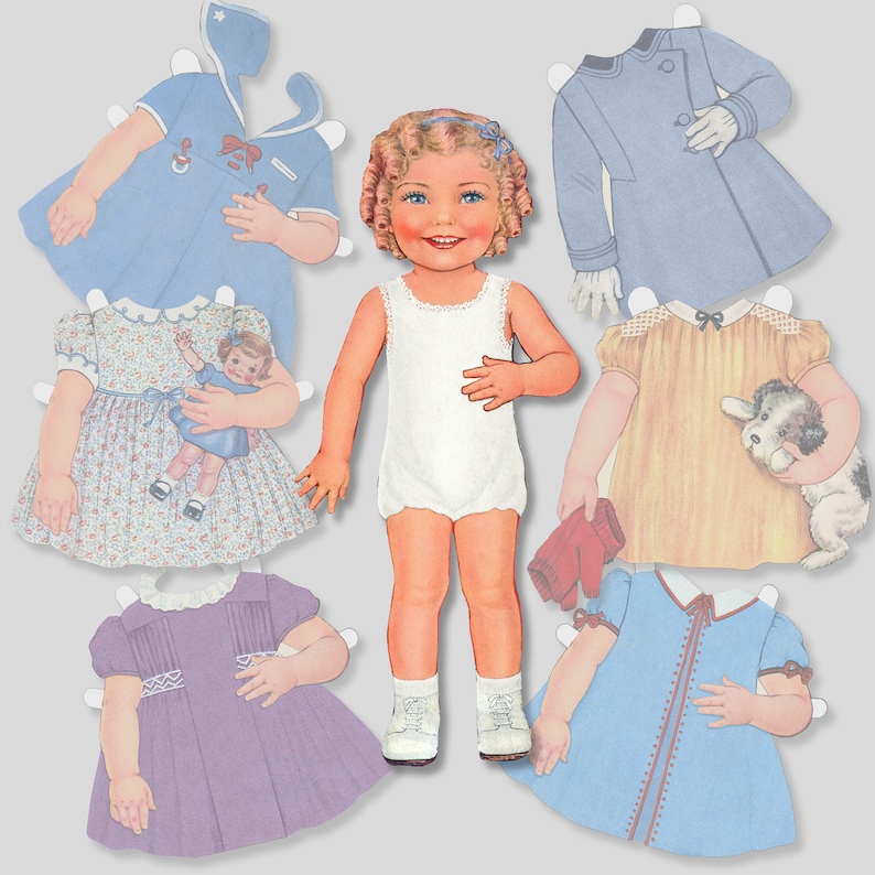David and Jean Printable Paper Dolls | Retro 1930s Style Paper Doll ...